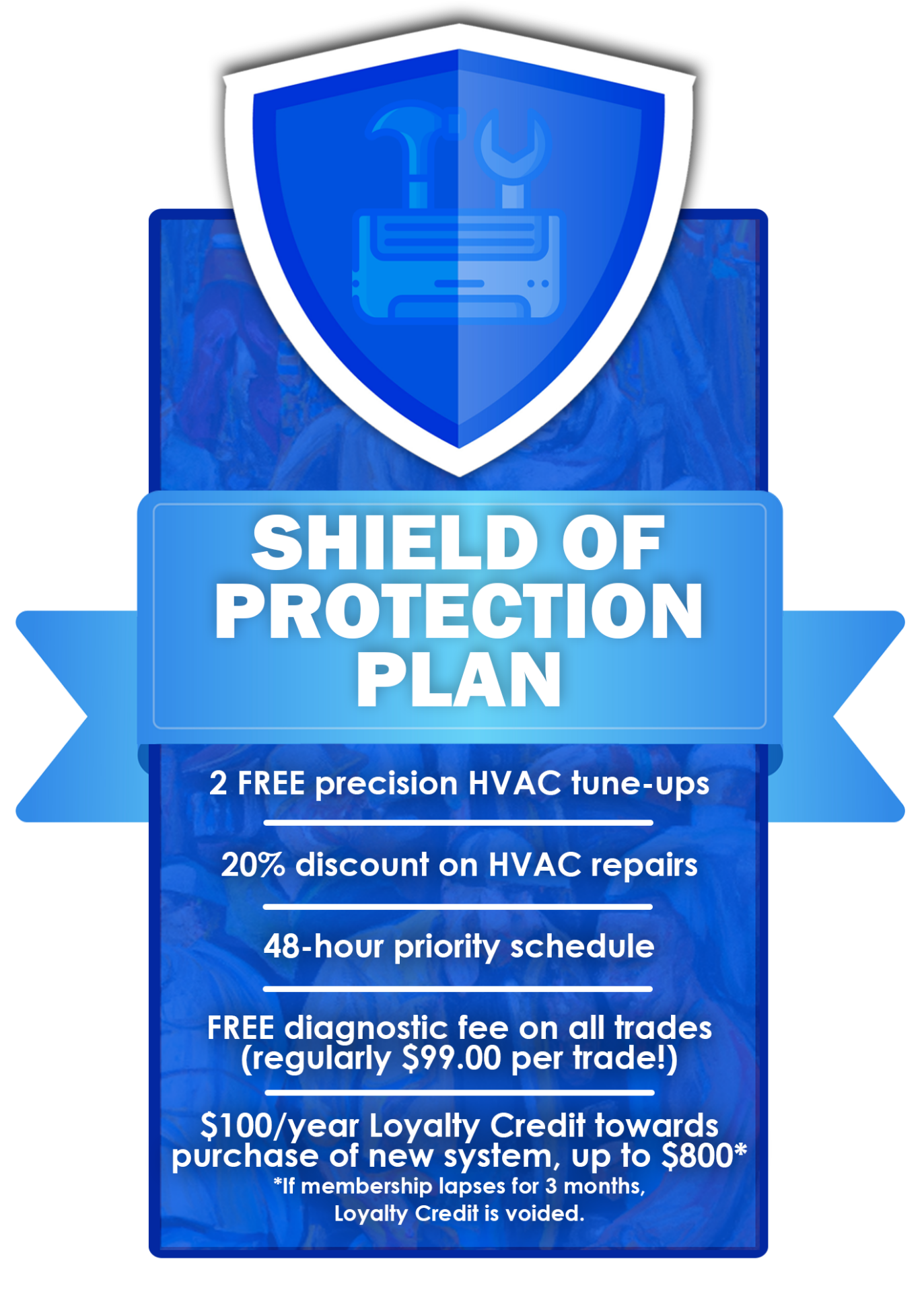 Shield Membership Protection Plan - The Original Evans Air Conditioning ...
